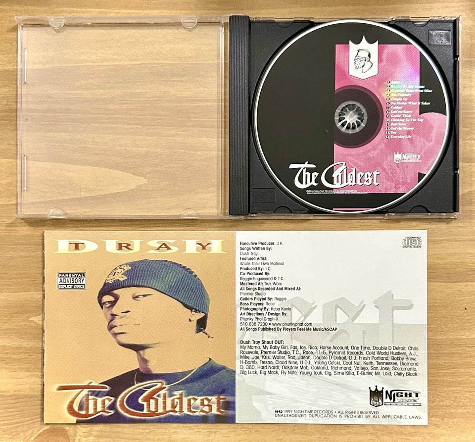 CD ~ Dush Tray ~ The Coldest ~ P.A. ~ 14 Tracks ~ 1997 ~ !L🟠🟠K! | eBay