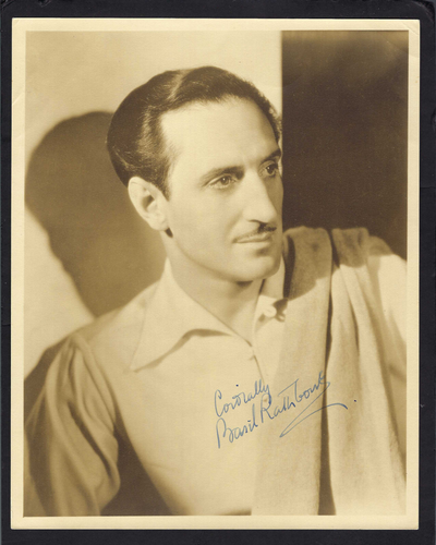 Basil Rathbone signed 8"x 10" photo 14 appearances as Sherlock Holmes ...