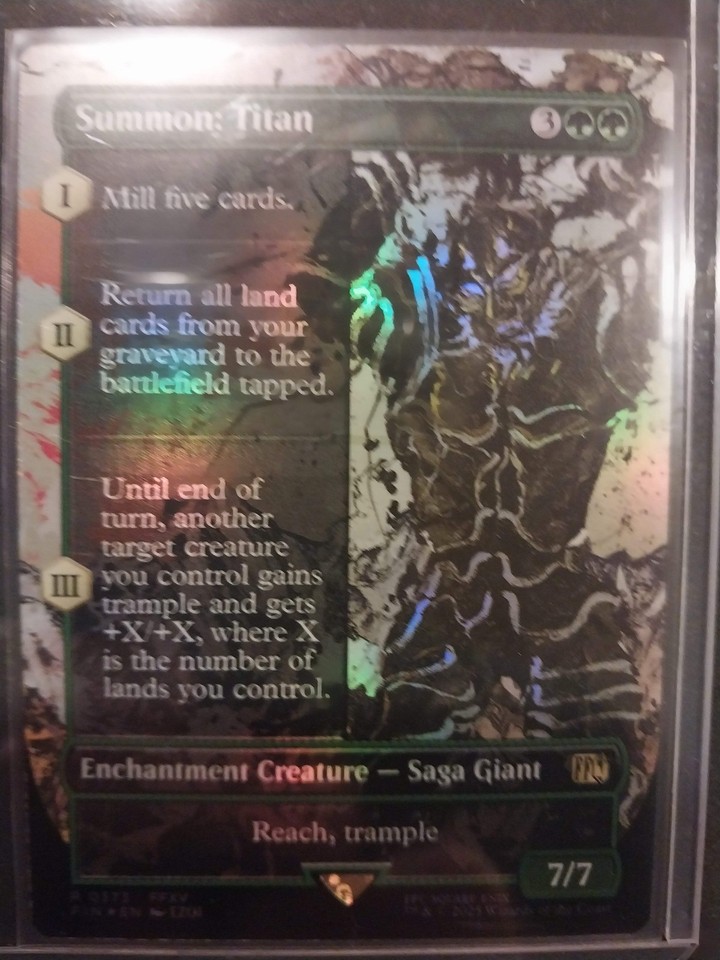 Summon: Titan from Final Fantasy (FIN) - Number 373 - Near Mint Normal ...