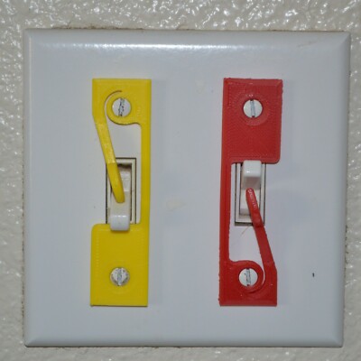 TOGGLE LIGHT SWITCH GUARD / LOCK SAFETY ON/OFF 3-PACK | eBay