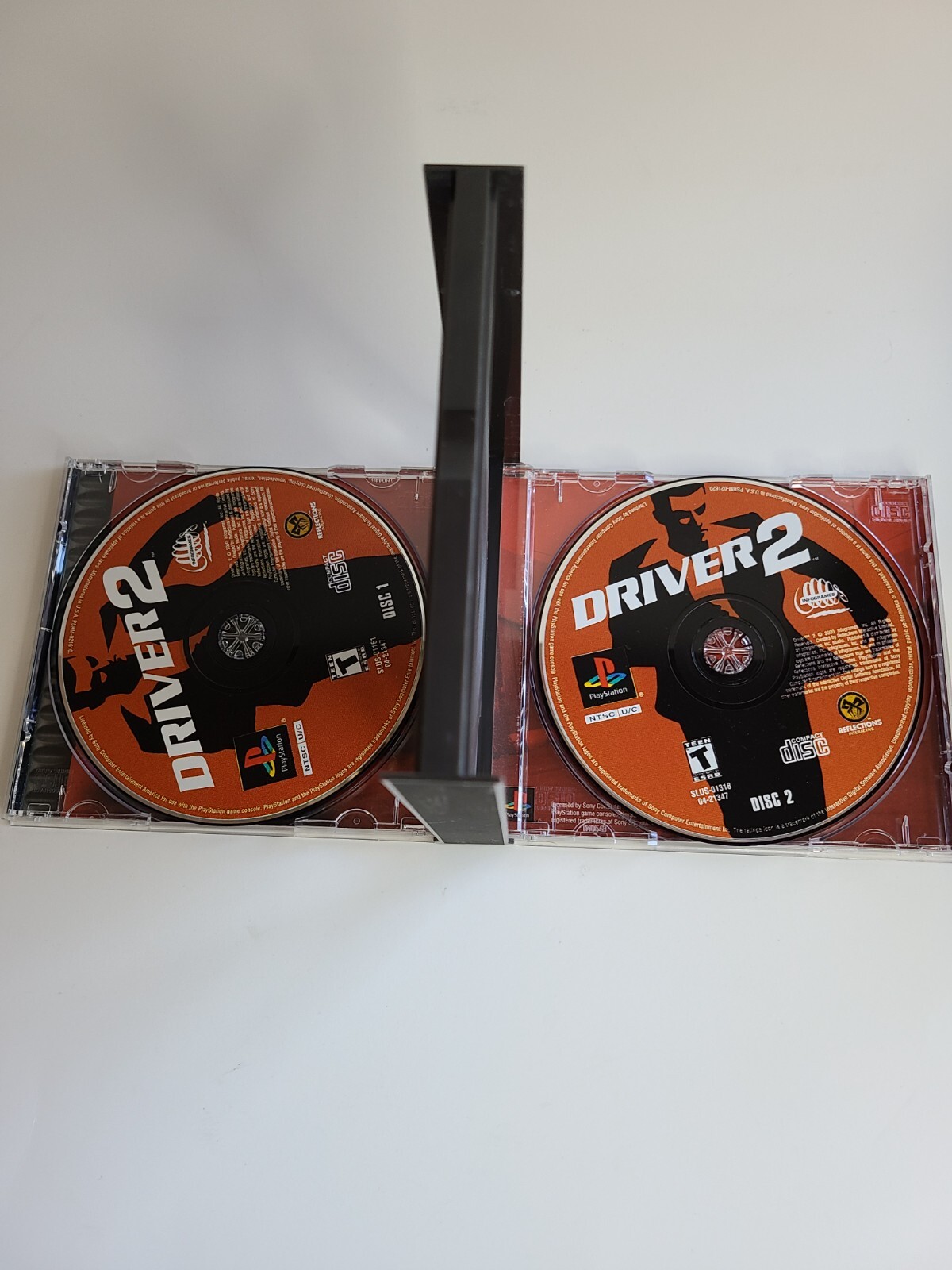 Driver 2 Sony PlayStation 1 Black Label Discs & Case Tested Cleaned ...
