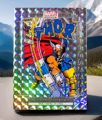 2023 Upper Deck Marvel Platinum Iconic Covers Mosaic Thor #337 #IC17 ...