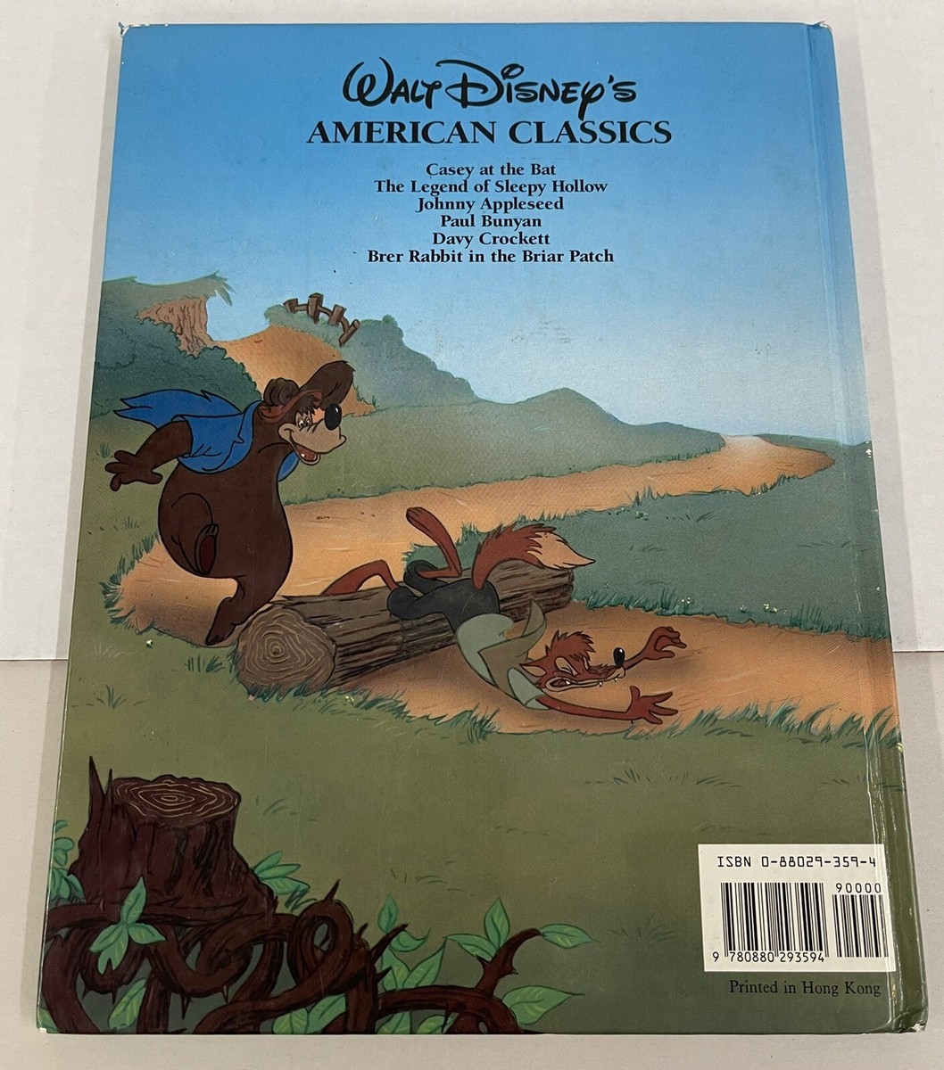 Briar Patch Disney Walt Disney's American Classics "Hardcover Brer