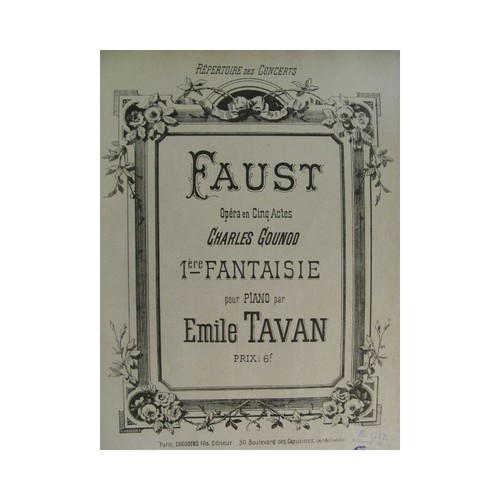 TAVAN Emile Faust Piano | eBay