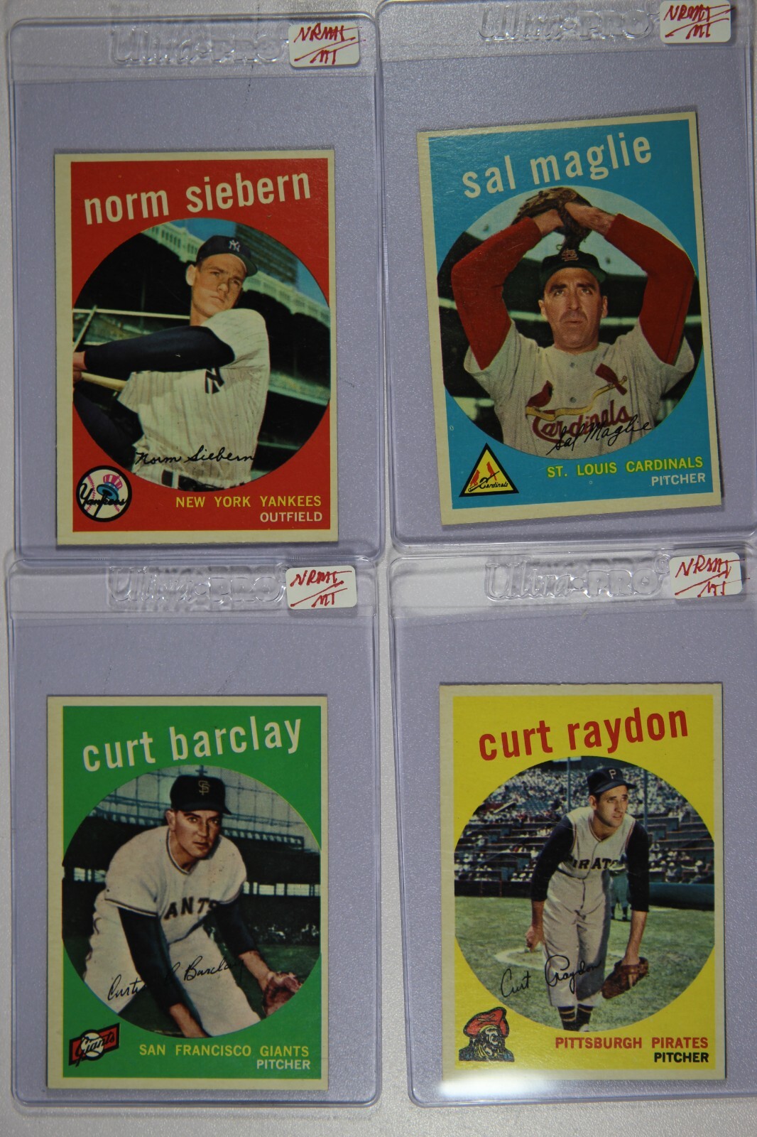 Vintage Lot of (40) 1959 Topps Baseball Cards Very High Grade All ...