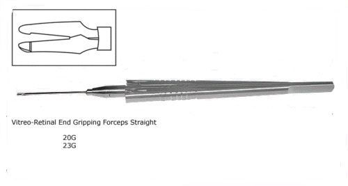 SS Vitreous 20 Gauge Vitrectomy End Gripping Ophthalmic Eye Autoclave ...