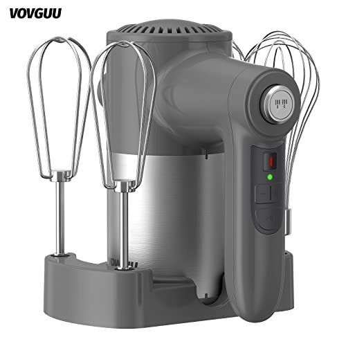 Cordless Hand Mixer With Digital Display 7 Speed Rechargeable Hand ...
