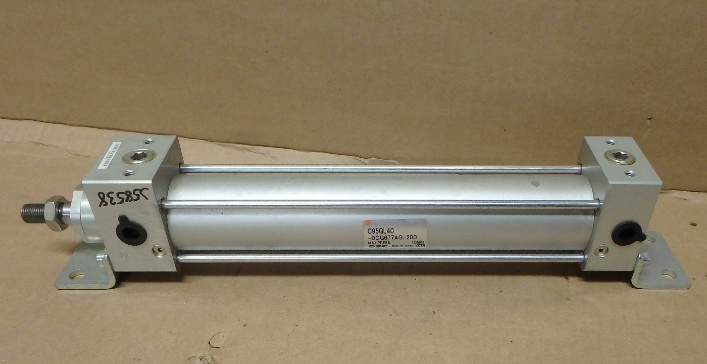 SMC C95 Series Double Acting Pneumatic Cylinder 40 x 200mm C95GL40 ...