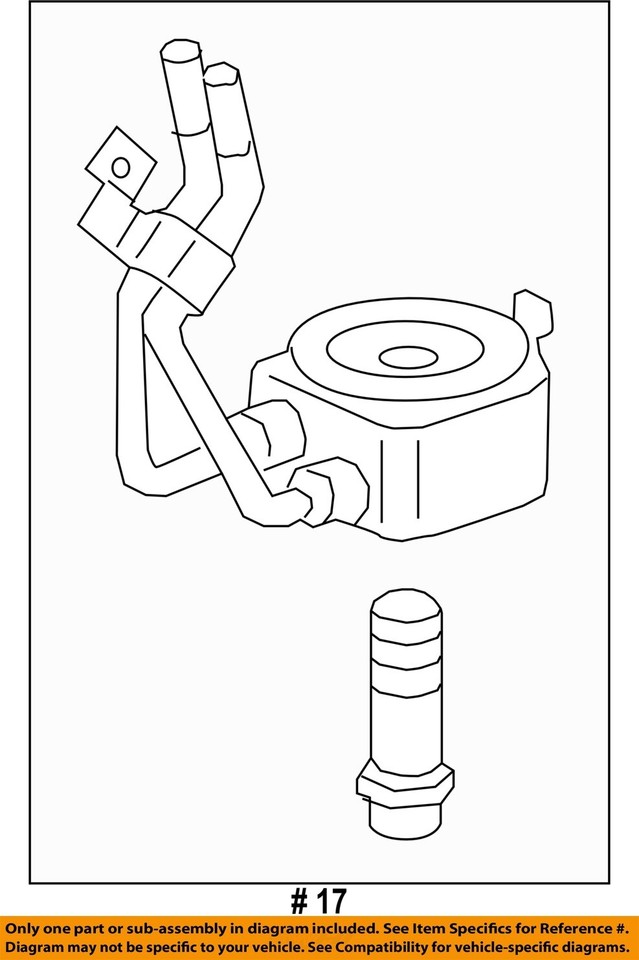 GM OEM 13-23 ATS Engine Engine Parts-Oil Cooler 12658740 | eBay