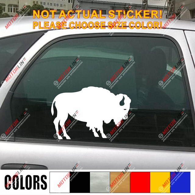 Buffalo Symbol Decal Sticker Car Vinyl pick size color no bkgrd | eBay