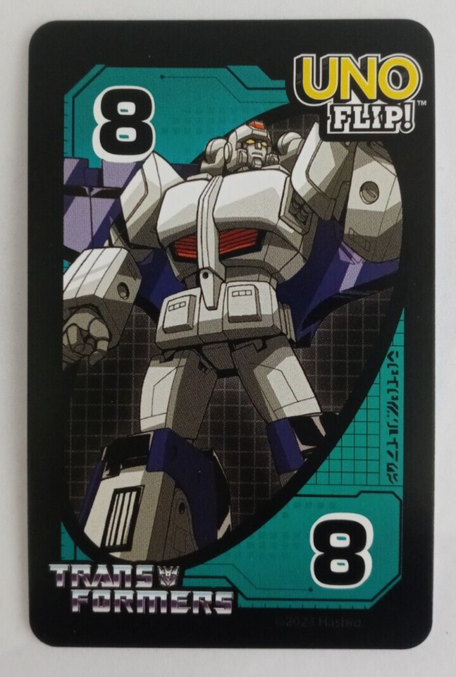 Uno Flip! Transformers Card Yellow Jazz #3 | eBay