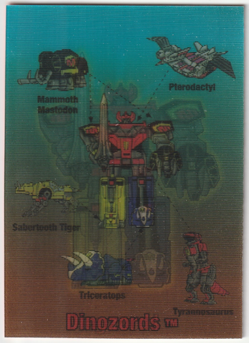 1994 MIGHTY MORPHIN POWER RANGERS SERIES 2 INSERT #4 CARD MAGIC MORPHER ...