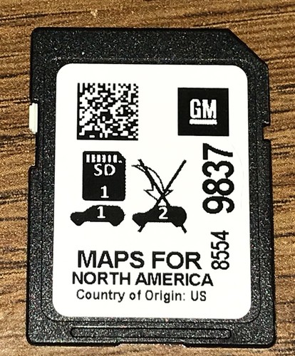 NEW OEM GM GPS Navigation Data SD Card, North America 85549837 | eBay