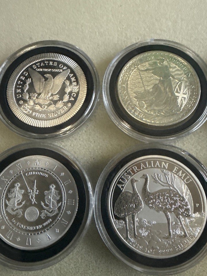 1 oz Silver Round - Lot of 10 Rounds .999 Silver Random Brand | eBay