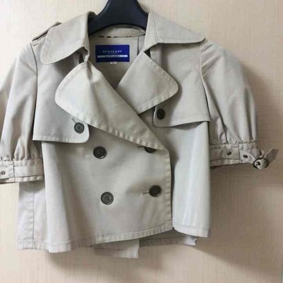 Burberry Blue Label Short-length Trench Coat Half-sleeves Size 38 For ...