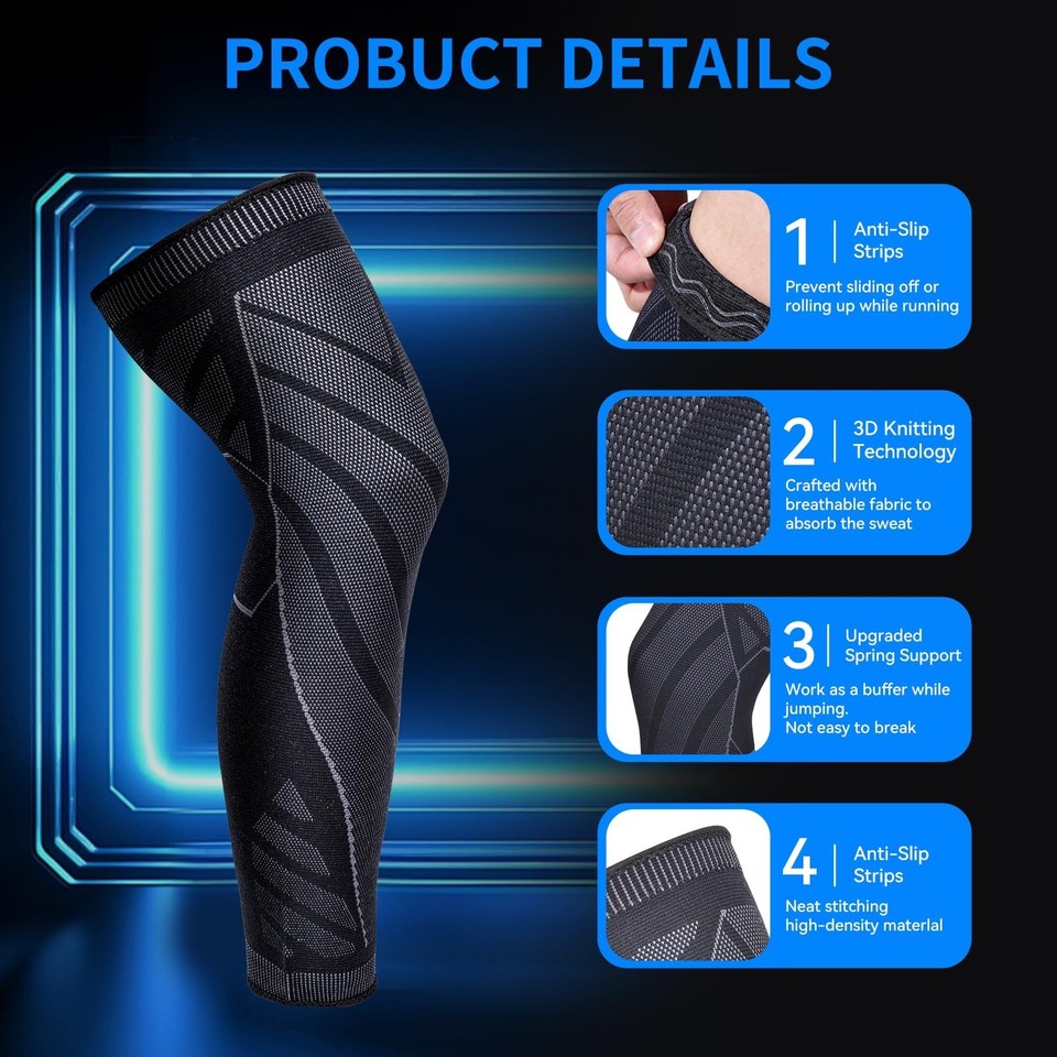 Flytex Full Leg Compression，Full leg sleeve long compression leg sleeve ...