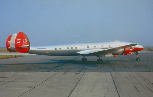 Dupe 35m aircraft Aviation Slide Seaboard Lockheed L-1049D N6503C plane ...