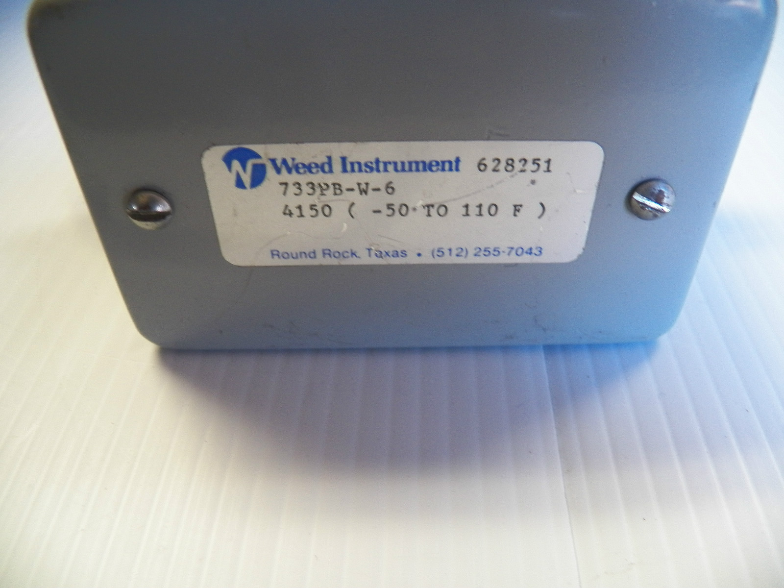 WEED INSTRUMENT DUCT AIR SENSOR 733PB-W-6 733PBW6 -50° TO 110°F | eBay