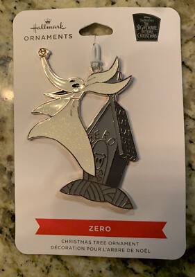 New Hallmark Flat Metal Ornament Zero Ghost Dog The Nightmare Before ...