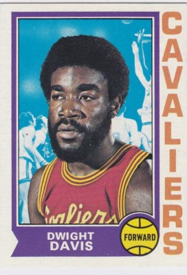 1974-75 TOPPS BASKETBALL DWIGHT DAVIS #158 CAVALIERS NMMT/MINT *60840 ...