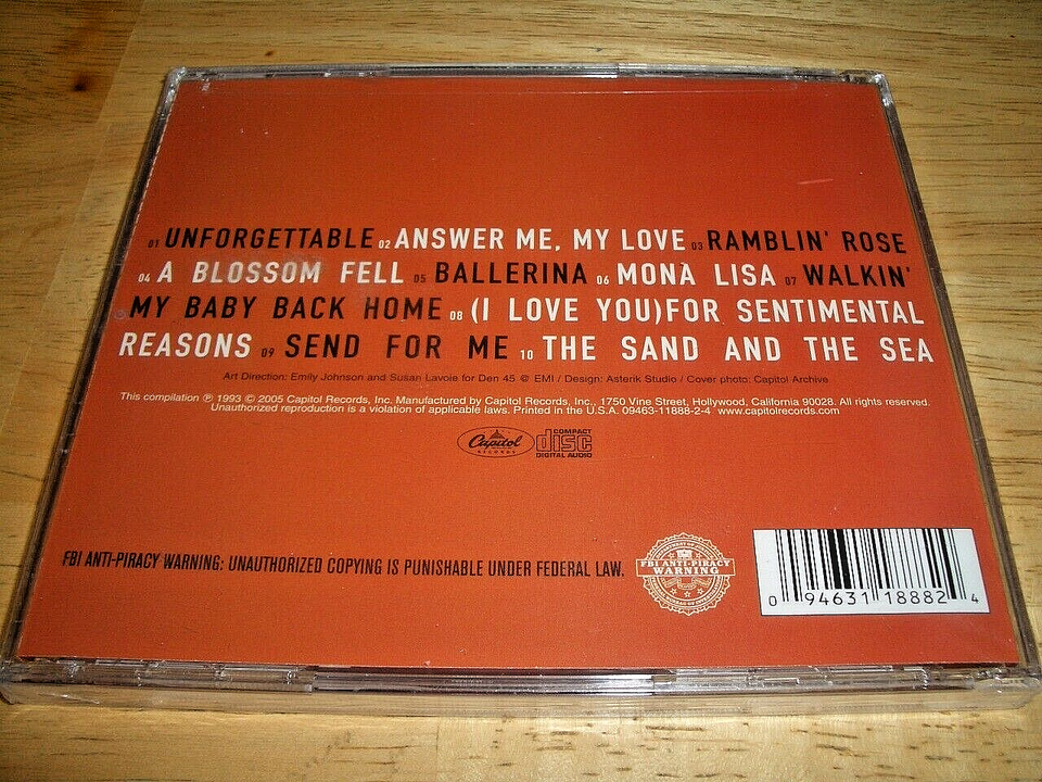 NAT KING COLE - THE BEST OF - CD - 2005 - CAPITOL REC. - FACTORY SEALED ...