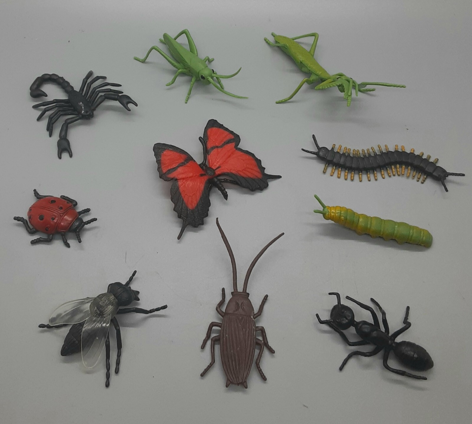 Safari Ltd. Insects Lot Of 10 Mini Figures - Cake Toppers - Education ...