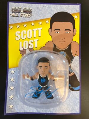 Pro Wrestling Loot Pint Sized All Stars Scott Lost Autographed MOC NIB ...