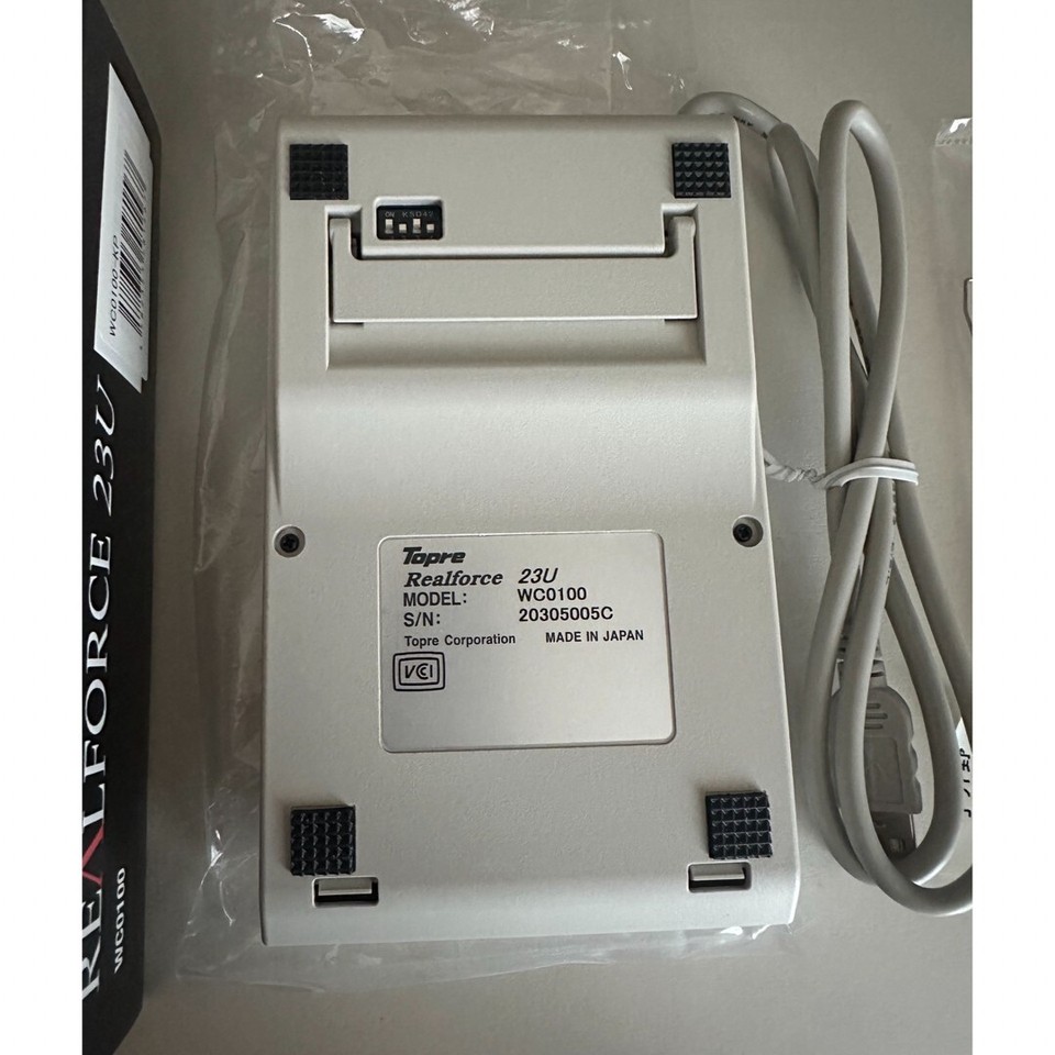 Topre RealForce Numeric Keypad 23U WC0100 White Operation Confirmed | eBay