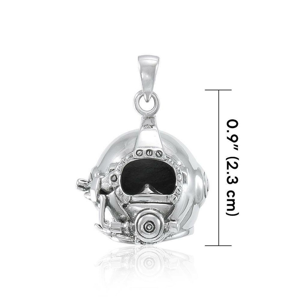 Scuba Diving Helmet 3D Dive 925 Sterling Silver Pendant Fine Adventure ...