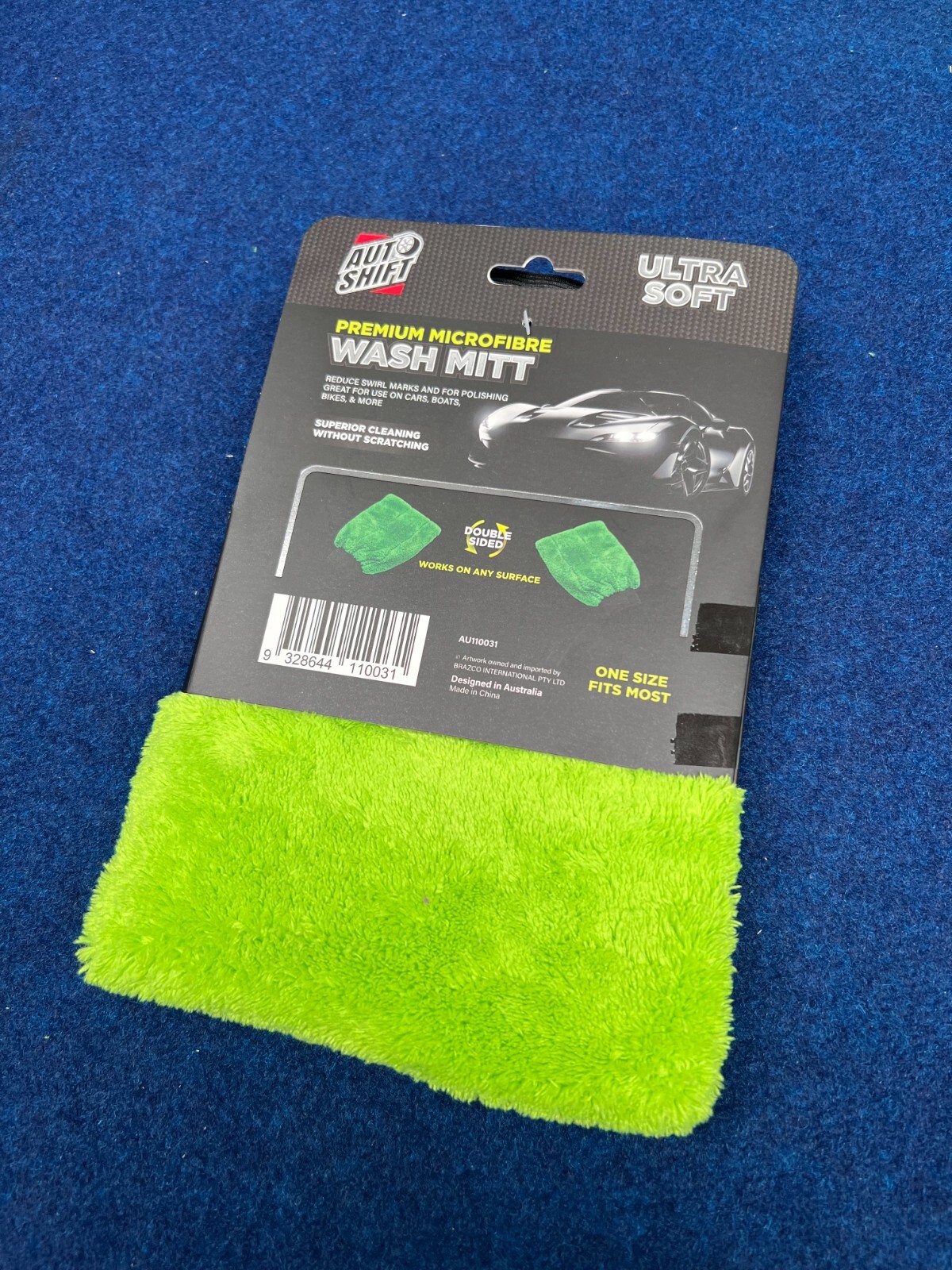 Microfibre Premuim Micro Fibre Wash Mitt- Microfibre Scratch-Free AUTO ...