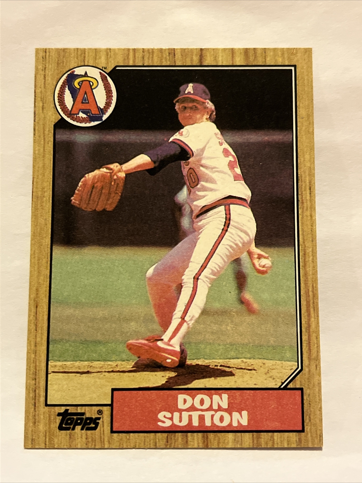 Don Sutton 1987 Topps Baseball 673 California Angels | eBay