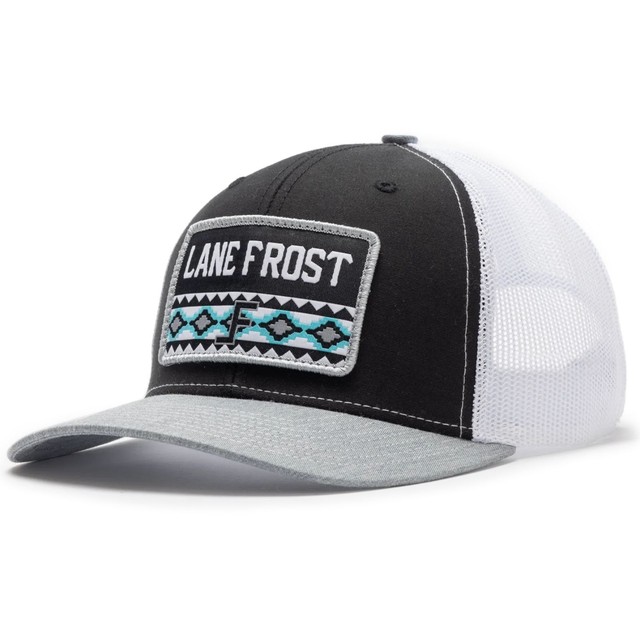 LANE FROST Aztec Print Patch - Black & White Warrior Men's Cap for sale ...