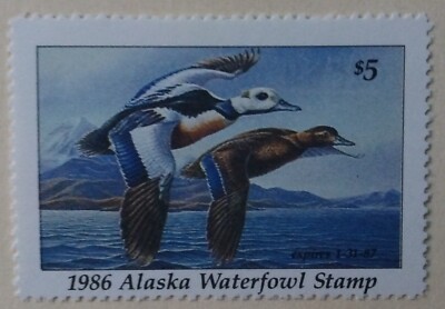 Alaska State Duck Stamp, 1986, sc#AK2, Mint, NH, OG | eBay