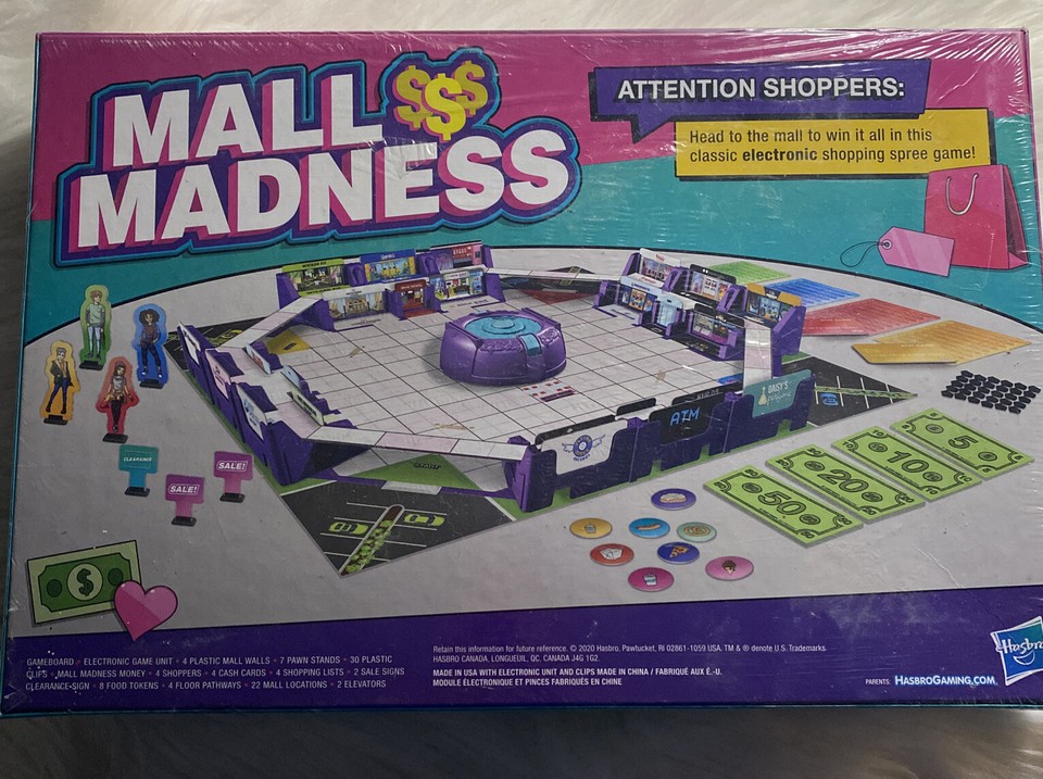 Hasbro E9827 Mall Madness Talking Electronic Board Game | eBay