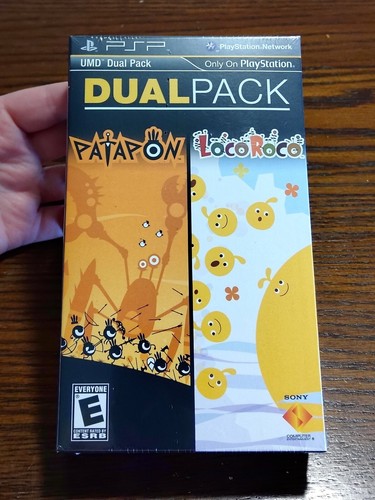UMD Dual Pack: Patapon & LocoRoco for Sony PSP NEW SEALED See Pics/Desc ...