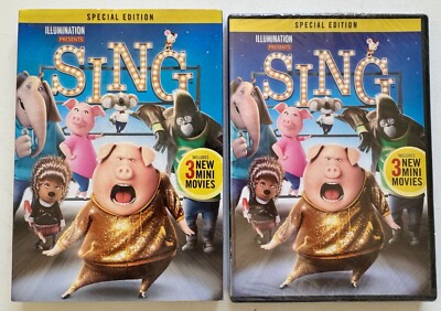 SING DVD Special Edition with Slipcover 25192366635| eBay