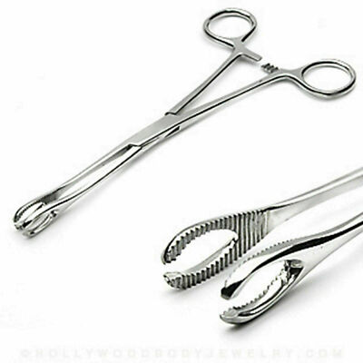 BODY PIERCING Forceps Kit Hemostat SPONGE CLAMP 6" Straight New | eBay