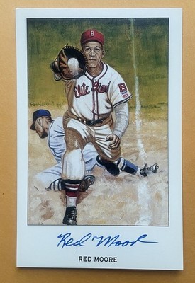 Negro leagues James red Moore Autographed Ron Lewis #2 Mint | eBay