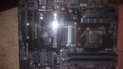 Gigabyte GA-970A-D3P AMD 970 AM3 Motherboard w/ amd FX FD6300 CPU & CPU ...