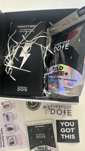 Mushroom Coffee by Everyday Dose Starter Kit , Frother , Instant Coffee ...