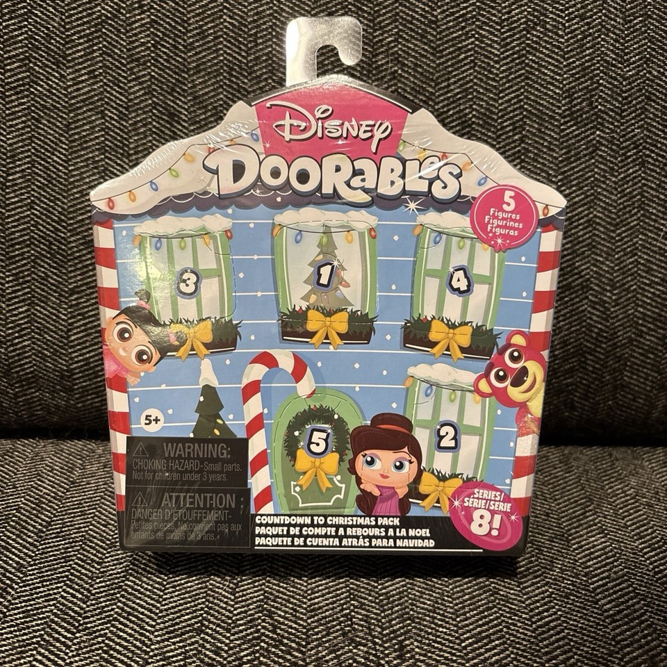 Disney Doorables Series 8 Countdown to Christmas 2025 Figure 5-Pack ...