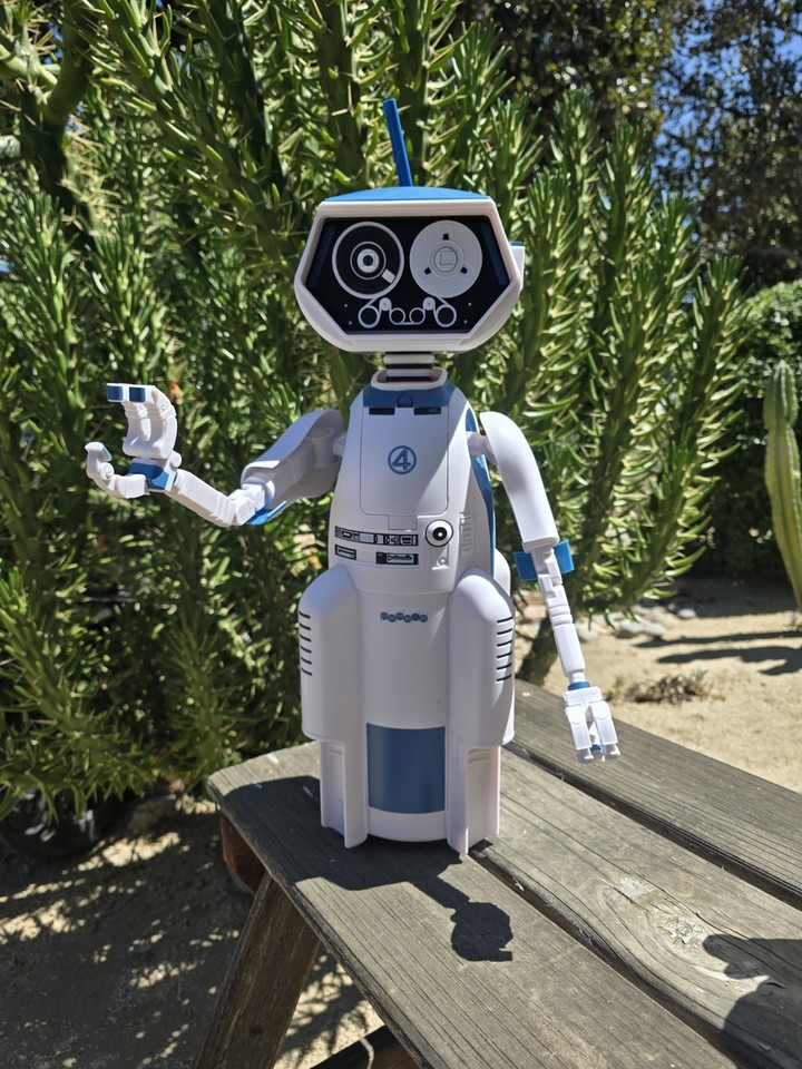 AMC EXCLUSIVE FANTASTIC FOUR HERBIE ROBOT POPCORN CUP BUCKET MOVIE ...