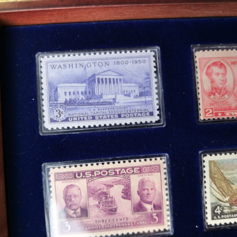 Historic Stamps Of America Collection In Display Box | eBay
