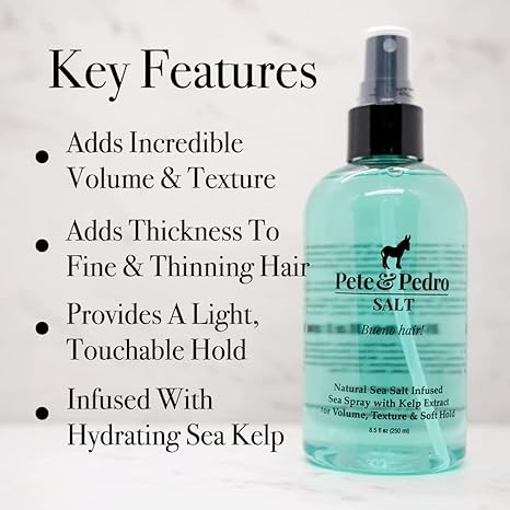 Pre-Styler Sea Salt Spray for Men to Add Texture & Volume (8oz) | eBay