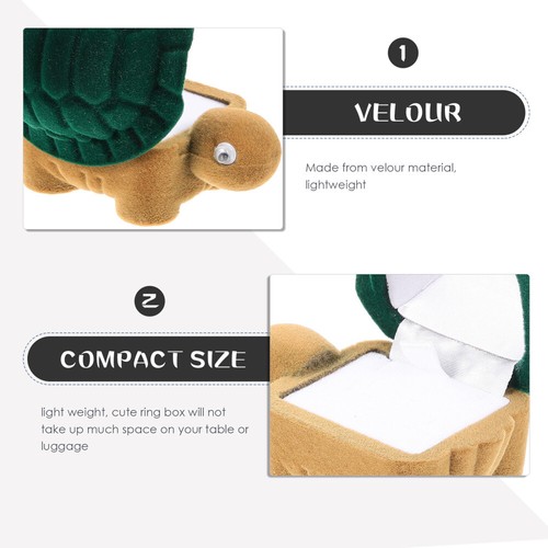 Turtle Jewelry Box Cute Ring Box Small Jewelry Case Ring Storage Box ...