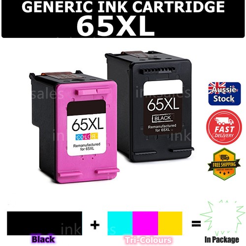 Generic HP65XL 65XL Ink For HP AMP 120 Deskjet 2620 3720 Envy 5010 5020 ...