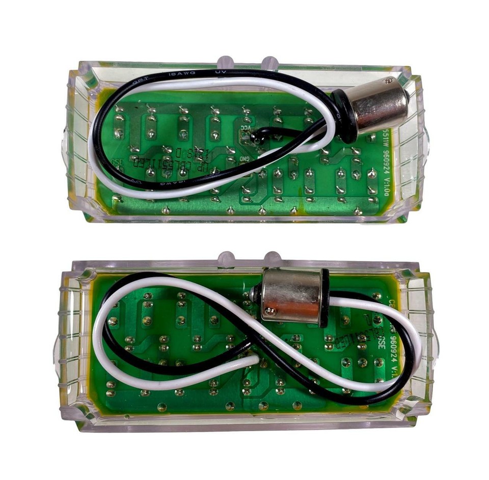 55 Chevy LED Back-Up Light Lenses Pair 1955 Chevrolet New | eBay