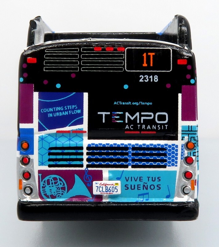 NFI Xcelsior XN60 5-Door Articulated Transit Bus -AC Transit Tempo/San ...