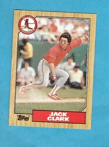 1987 Topps baseball card #512 Jack Clark Cardinals | eBay