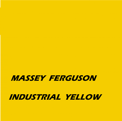 MASSEY FERGUSON INDUSTRIAL YELLOW Tractor Agricultural Enamel Gloss ...